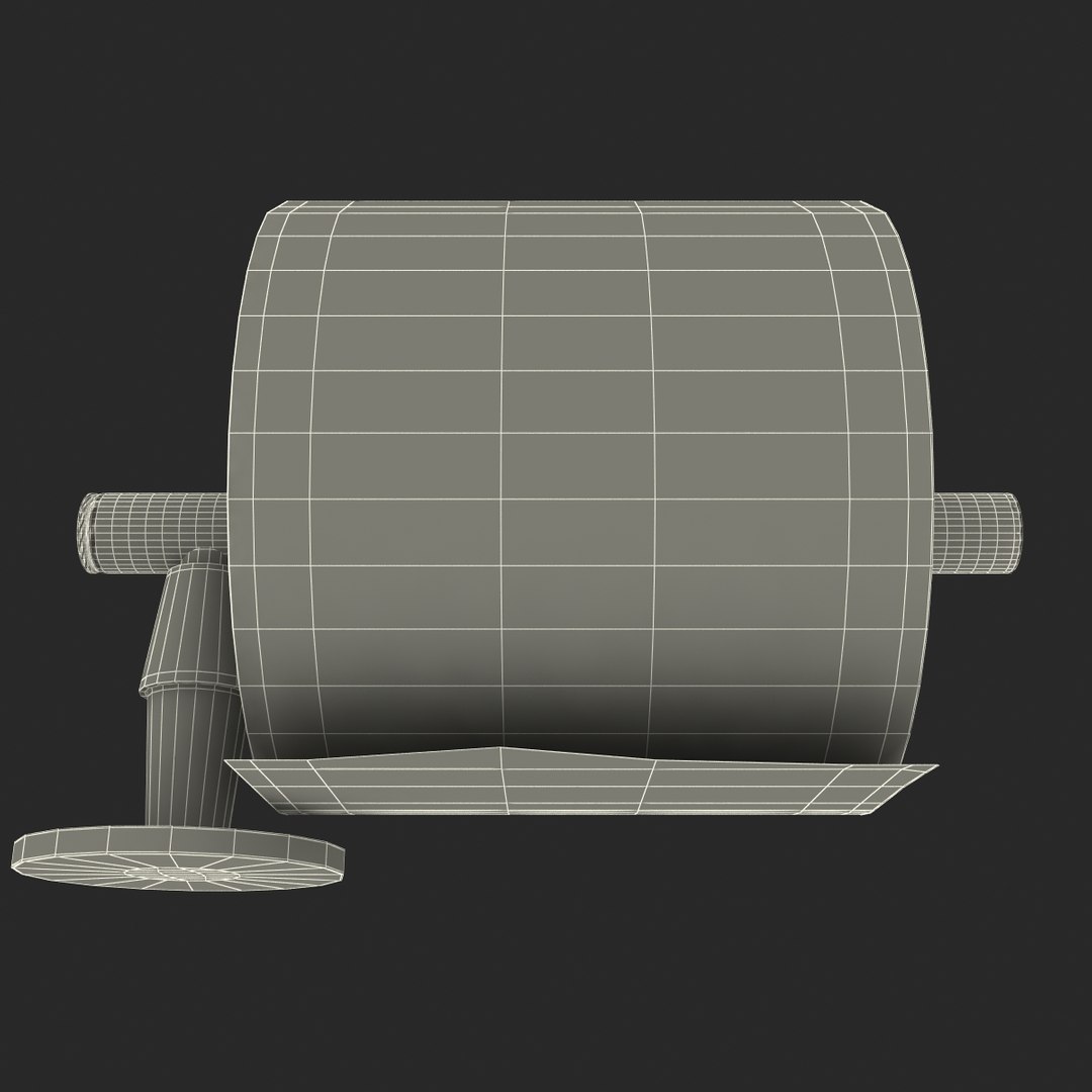 3ds max toilet paper holder
