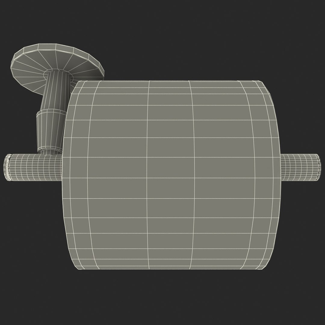 3ds max toilet paper holder