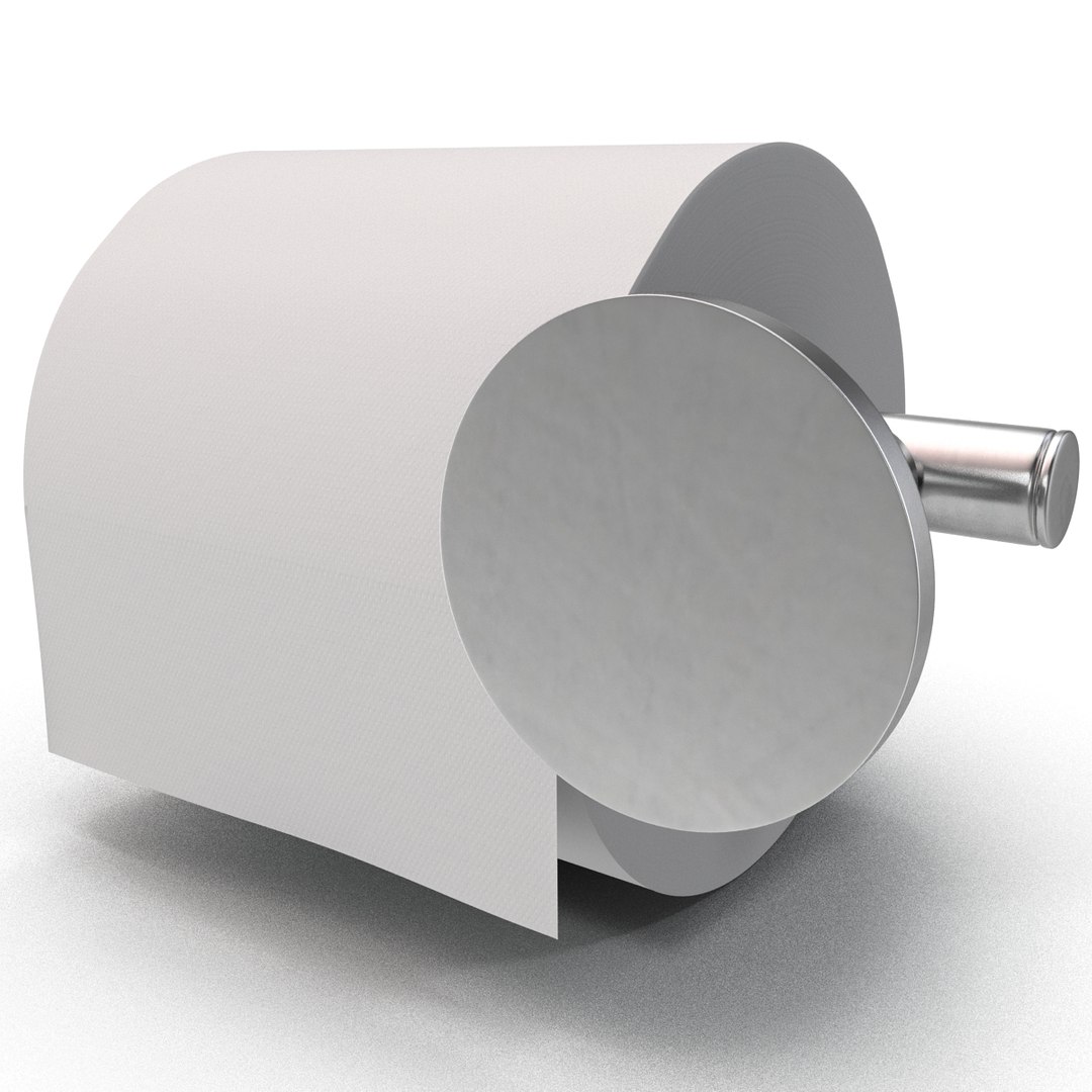 3ds max toilet paper holder