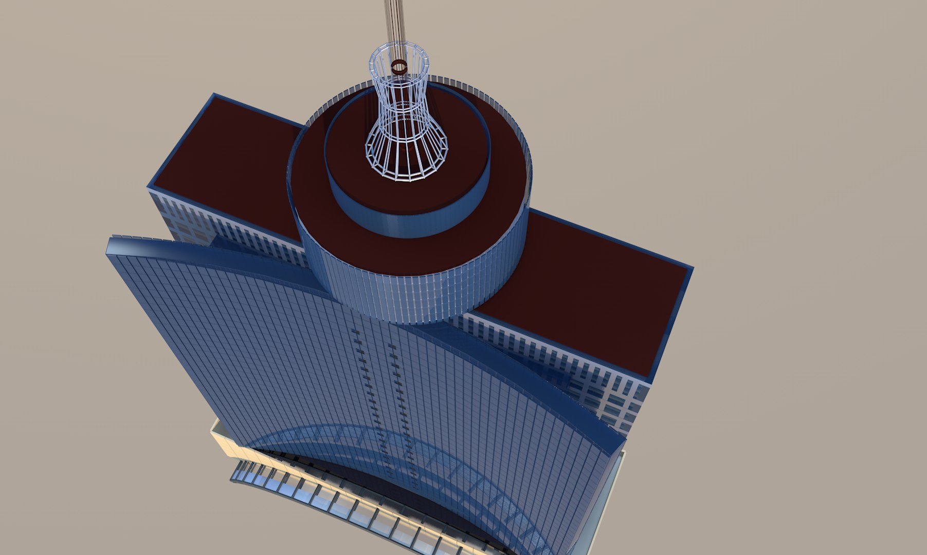 Wtc Mexico 3d Model