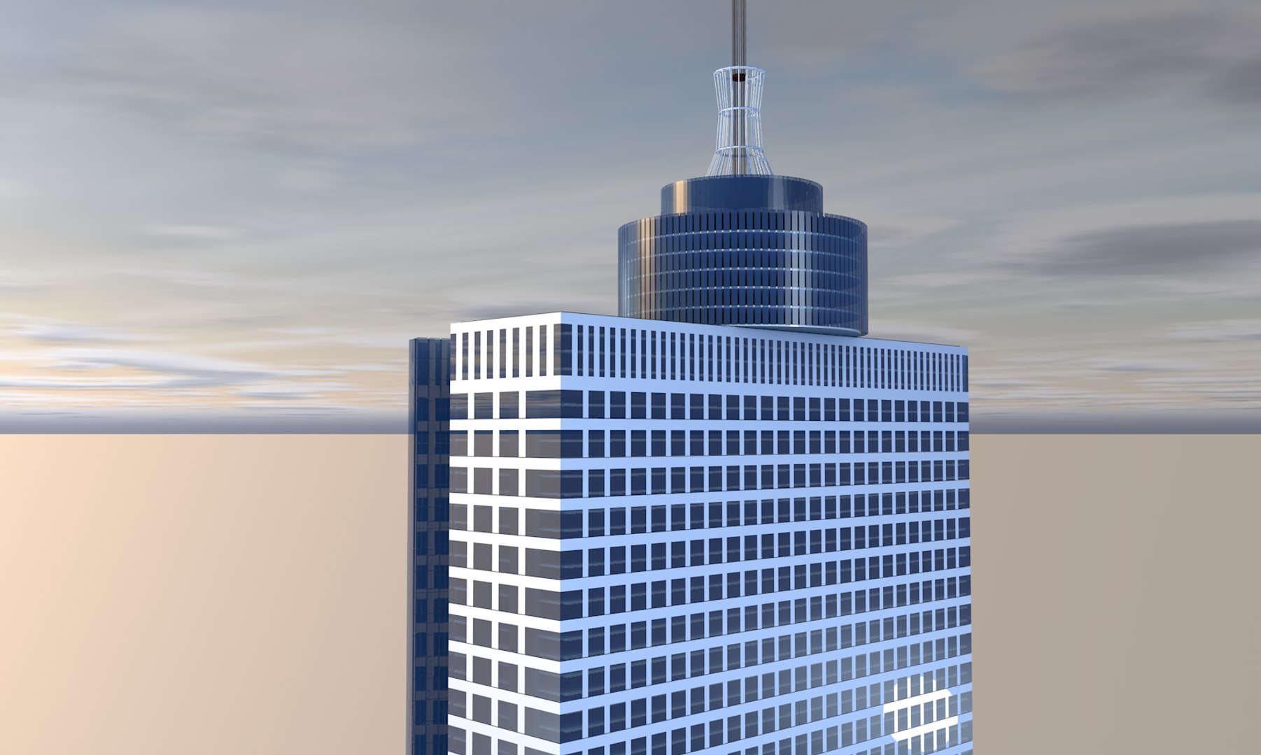 Wtc Mexico 3d Model