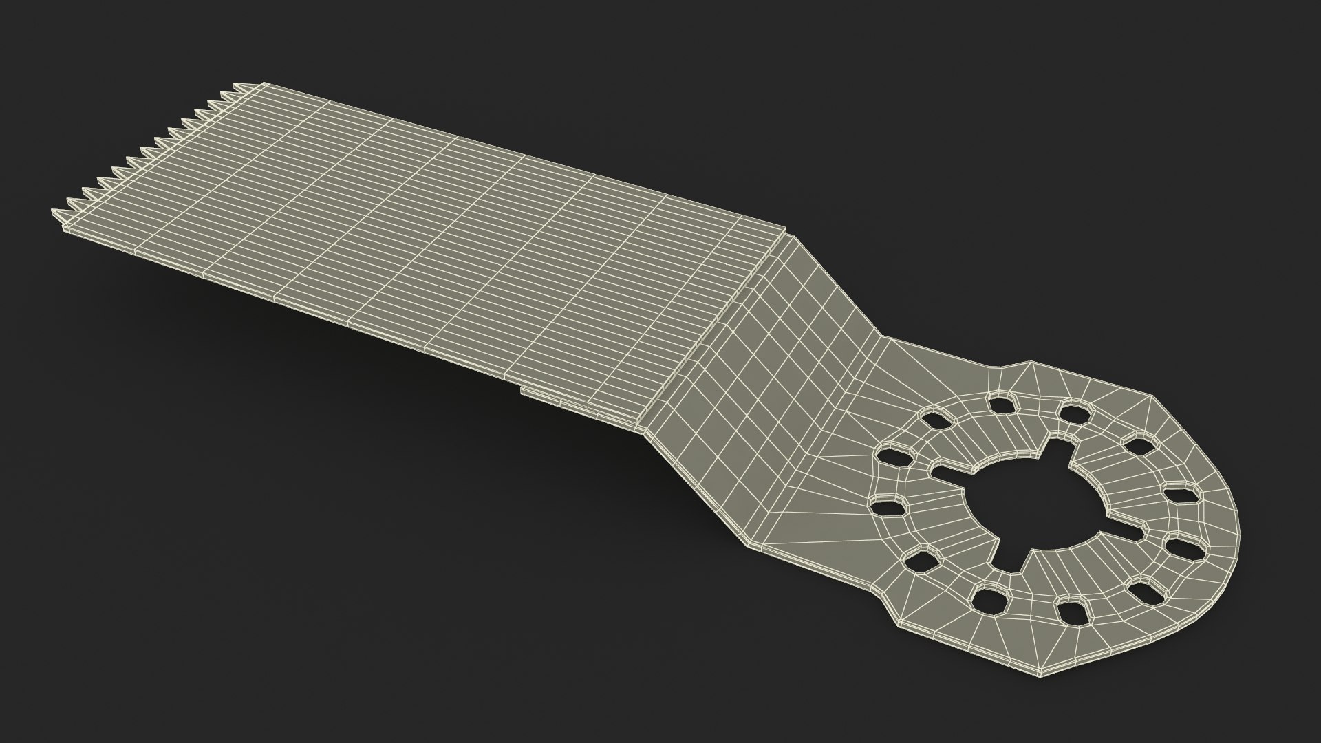 Oscillating Saw Blade 3D Model - TurboSquid 2300574