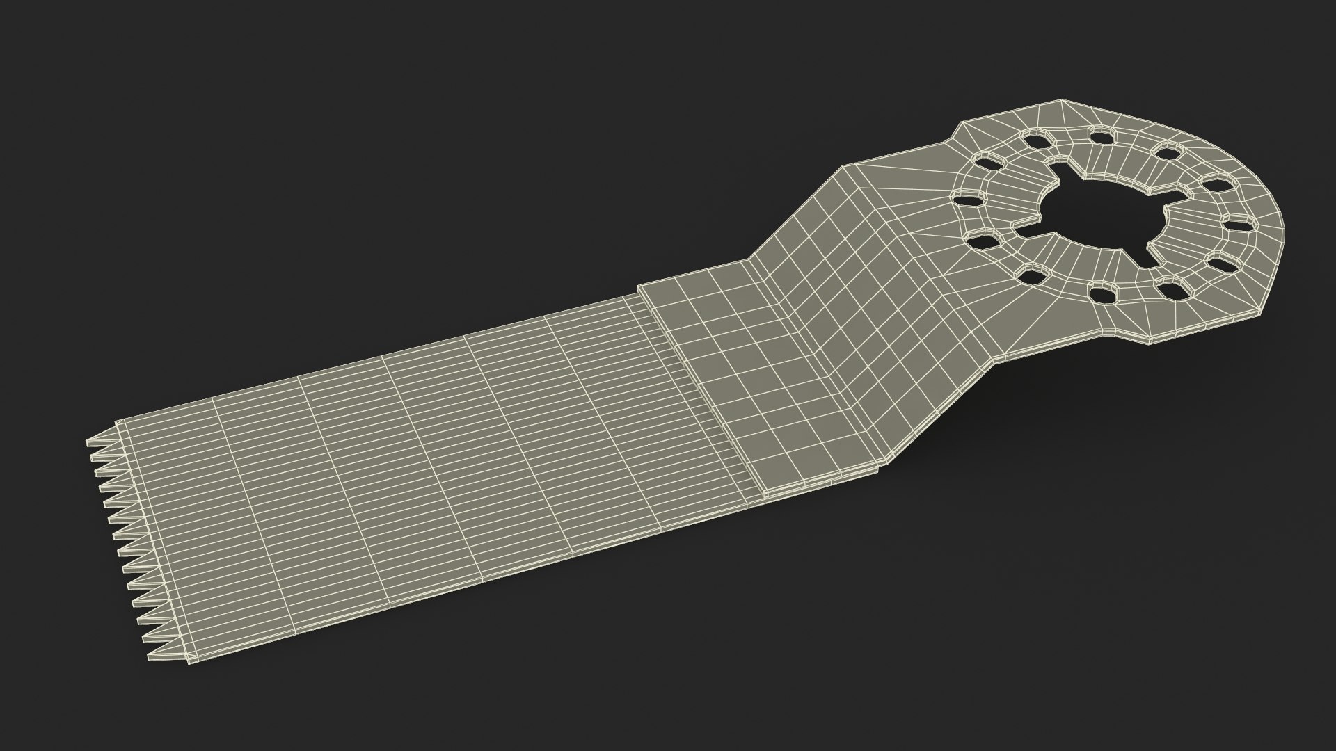 Oscillating Saw Blade 3D Model - TurboSquid 2300574