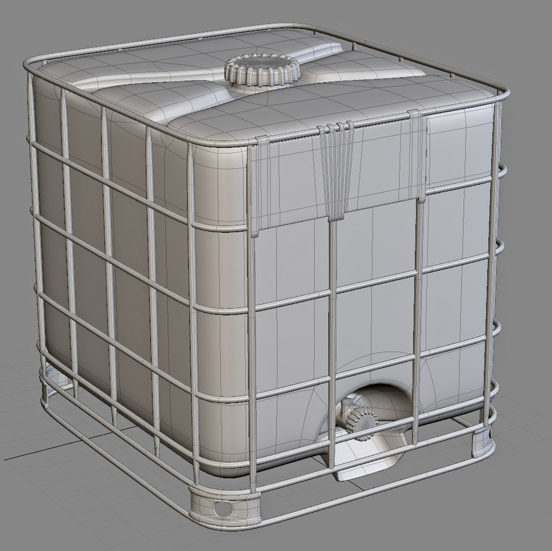 Water Storage Tank 3d Max