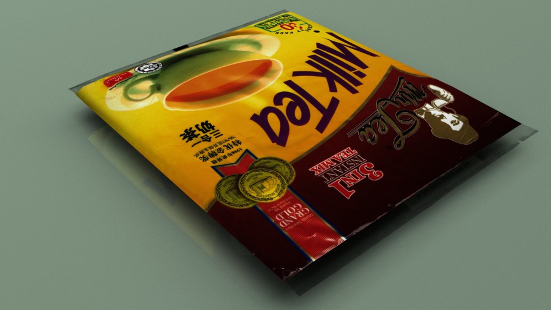 Mr Tea 3-in-1 Milk 3d Model