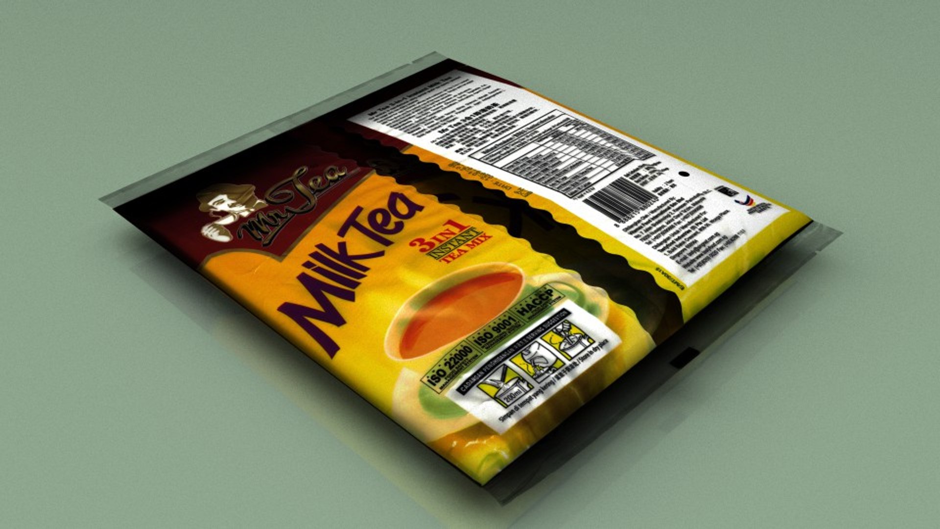 Mr Tea 3-in-1 Milk 3d Model