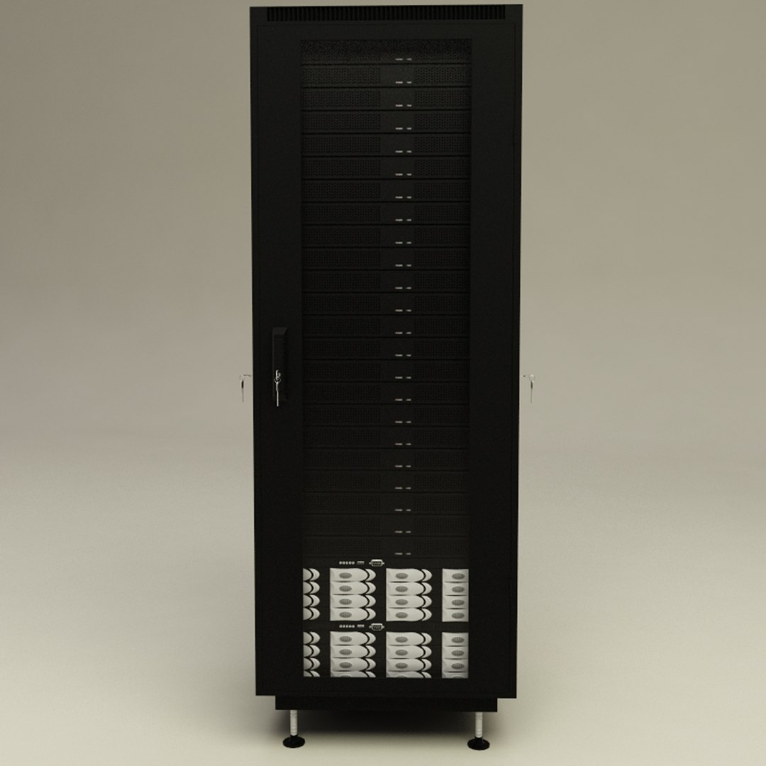 server rack v3 3d model