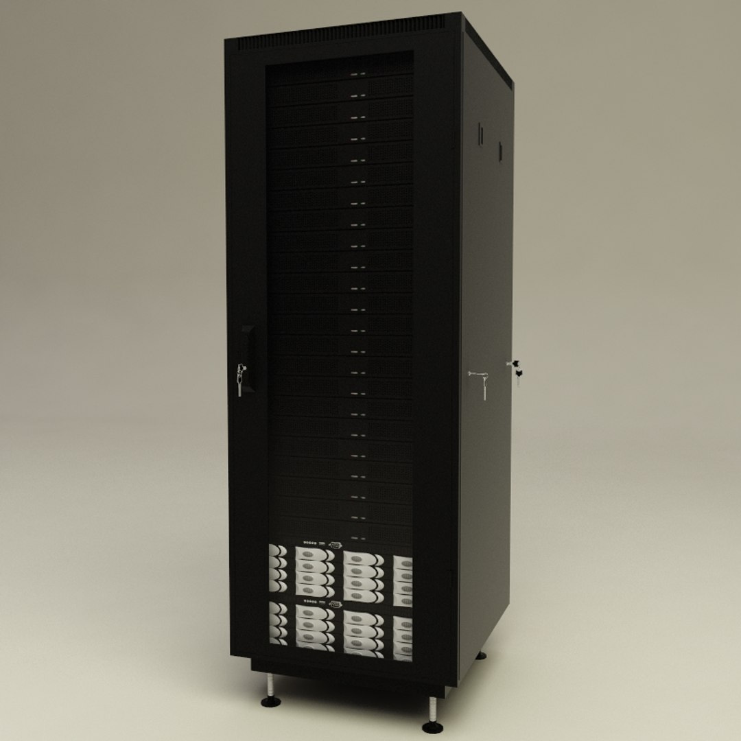 server rack v3 3d model