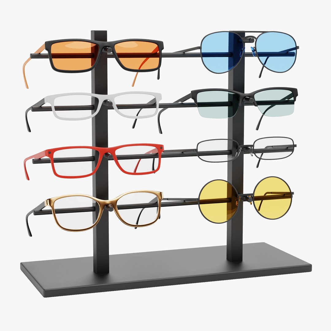 3D Glasses On Stand 08 - TurboSquid 2042219