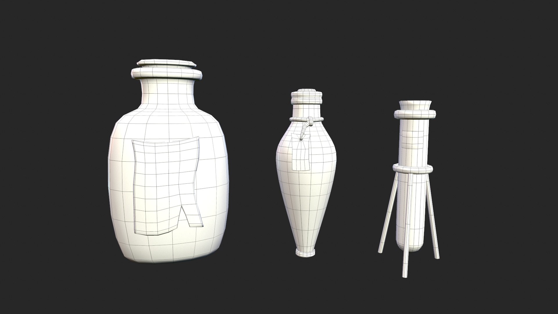 Stylized Alchemist Flasks Collection 3D Model - TurboSquid 1716044