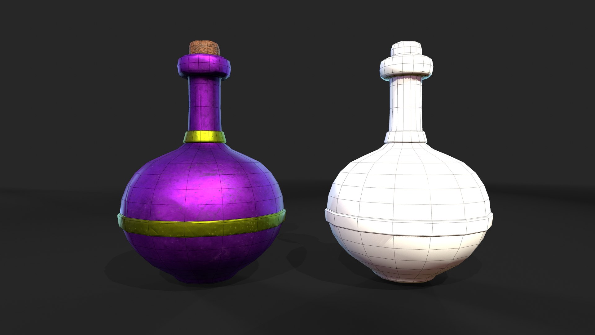 Stylized Alchemist Flasks Collection 3D Model - TurboSquid 1716044