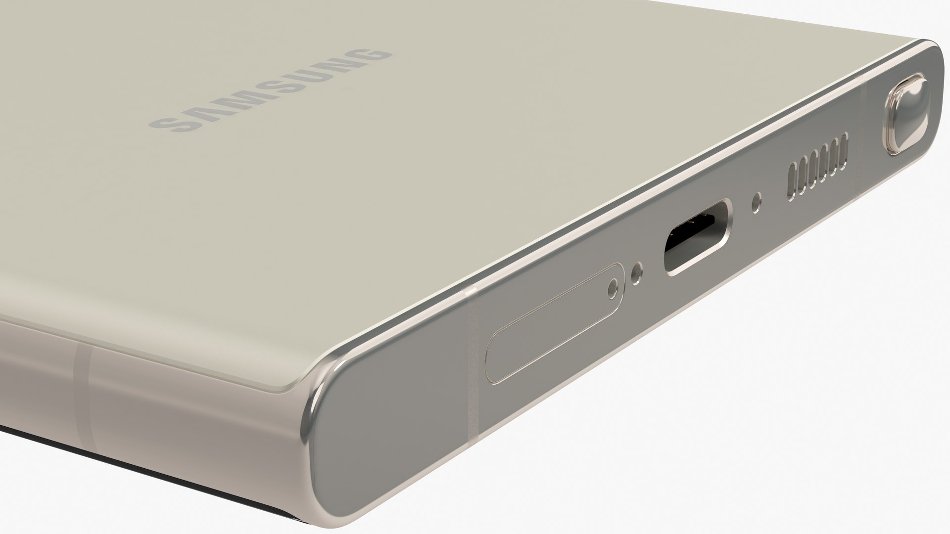 Samsung Galaxy S23 Ultra Cream 3D model - TurboSquid 2022018