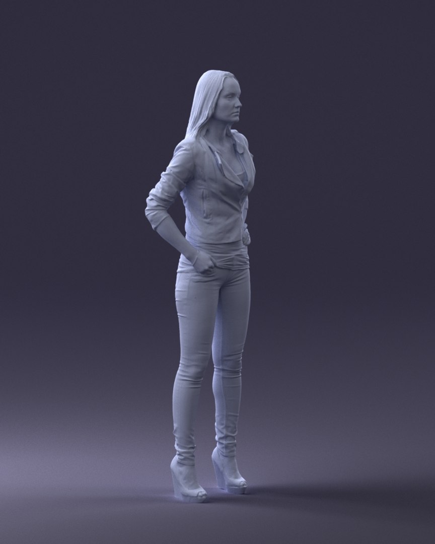 3d Body Scan Woman Fashion