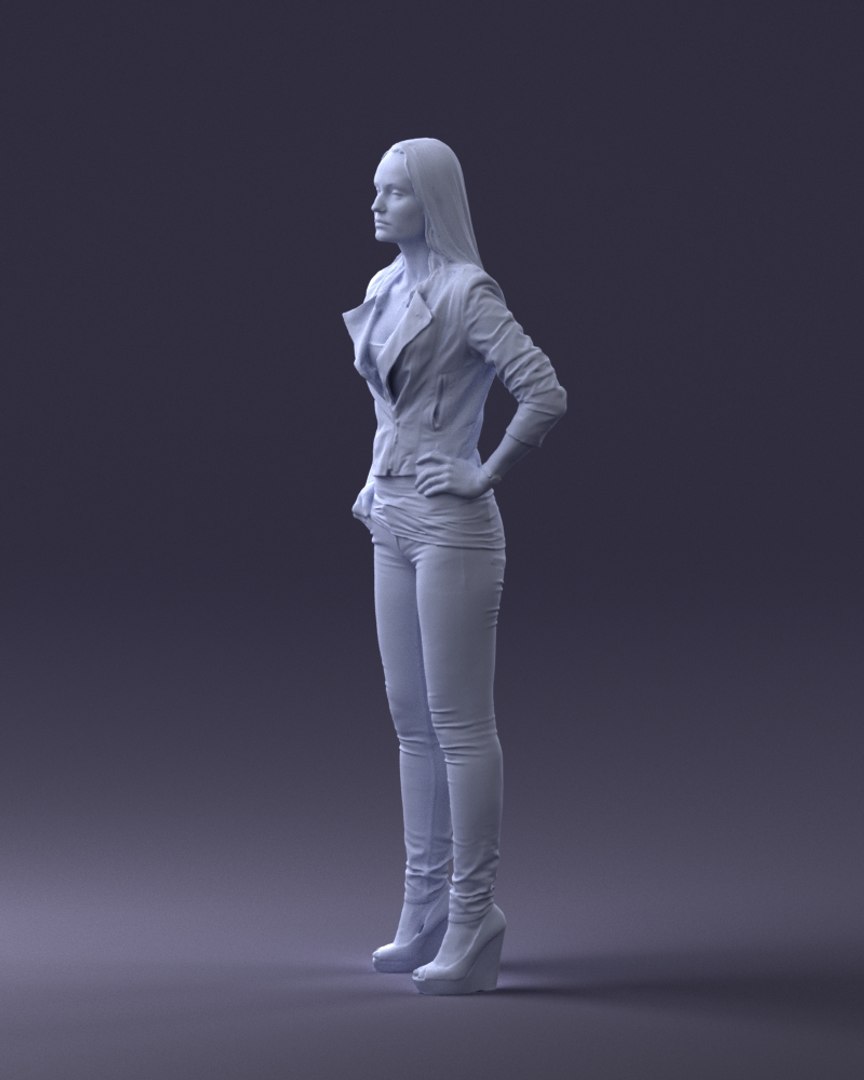 3d Body Scan Woman Fashion