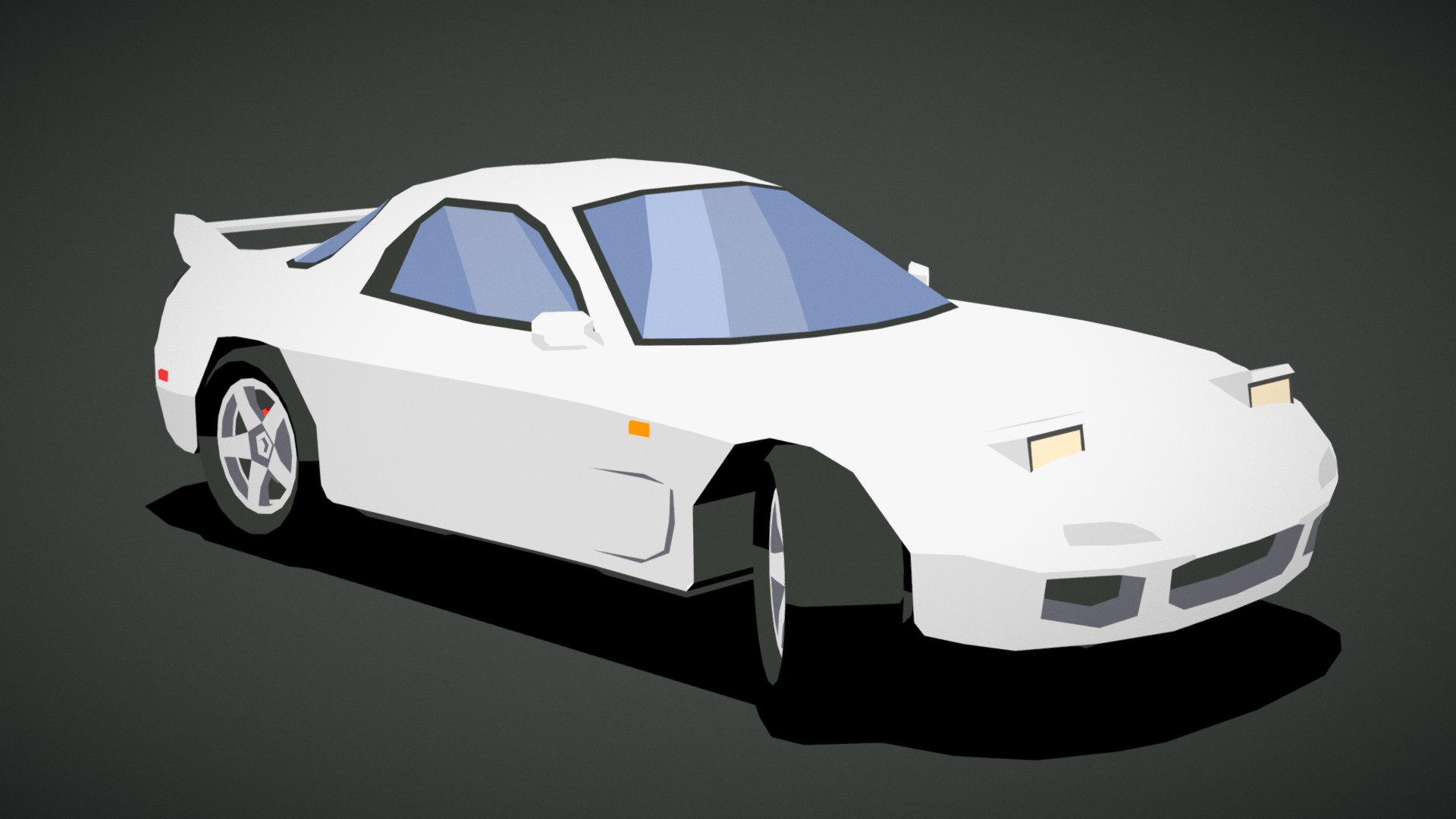 3D Mazda RX7 Stylised Model - TurboSquid 2023249