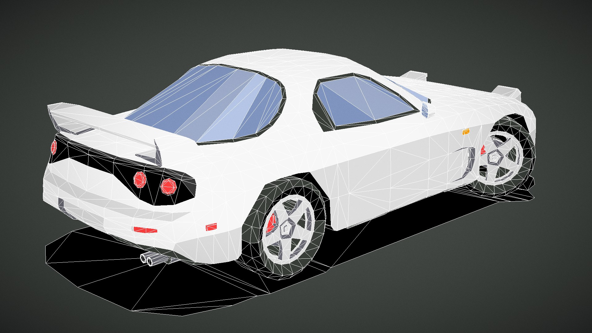 3D Mazda RX7 Stylised Model - TurboSquid 2023249