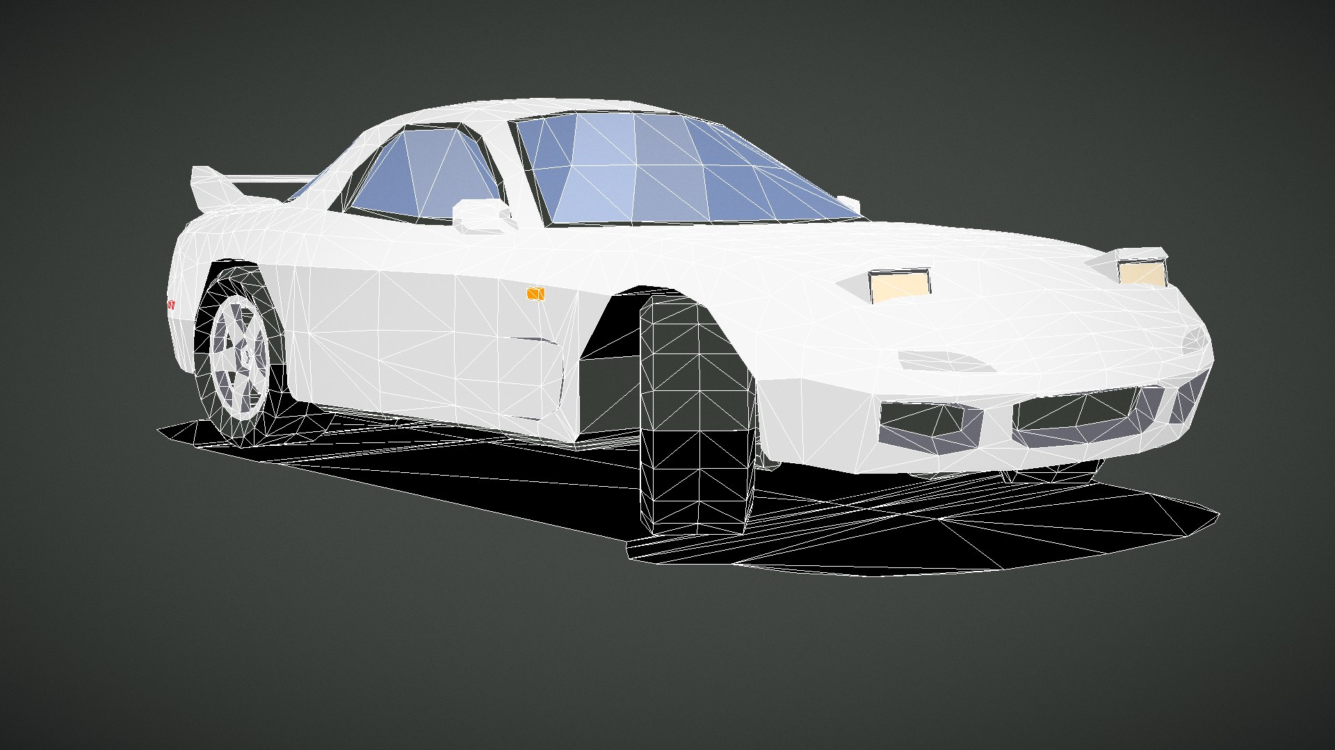 3D Mazda RX7 Stylised Model - TurboSquid 2023249