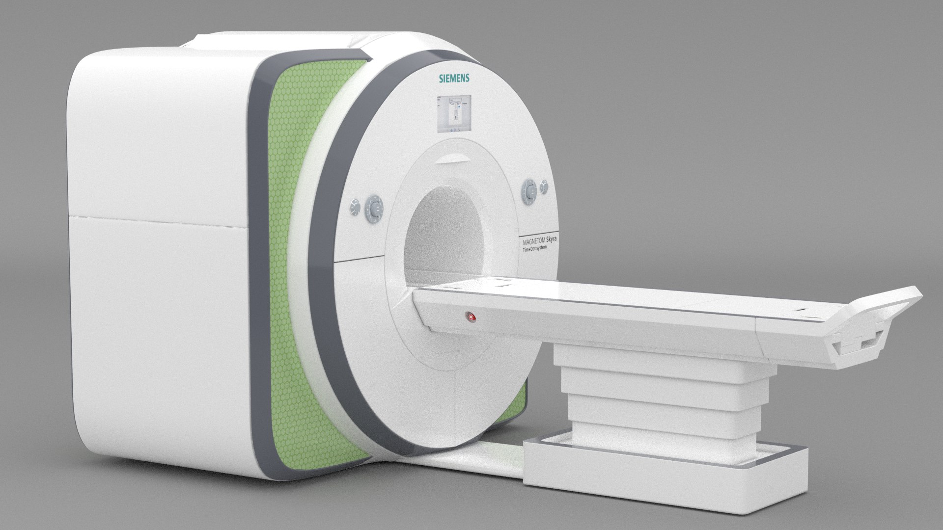 MRT Scanner Siemens Magnetom Skyra Light Green 3D Model - TurboSquid ...