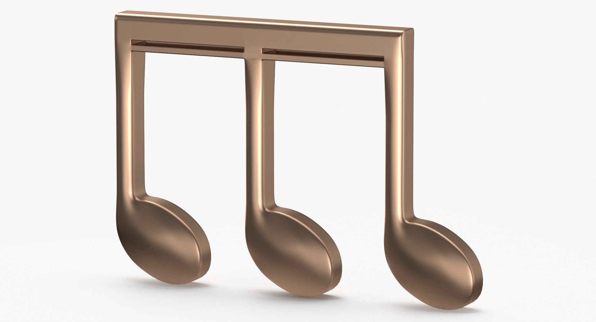 Quaver Combination Note 3D Model - TurboSquid 2019574