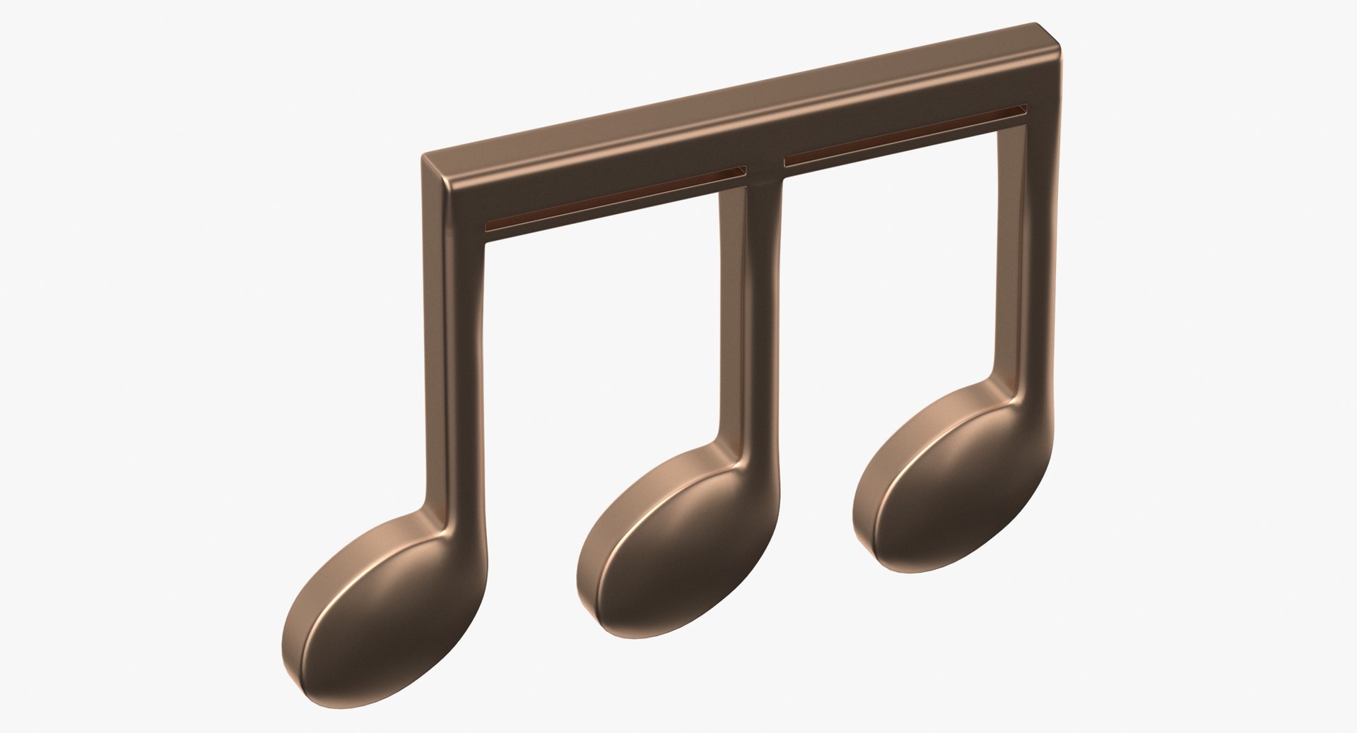 Quaver Combination Note 3D Model - TurboSquid 2019574