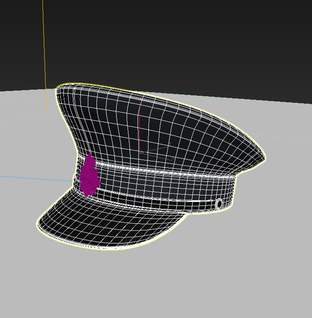 3d Uk Police Hat Model