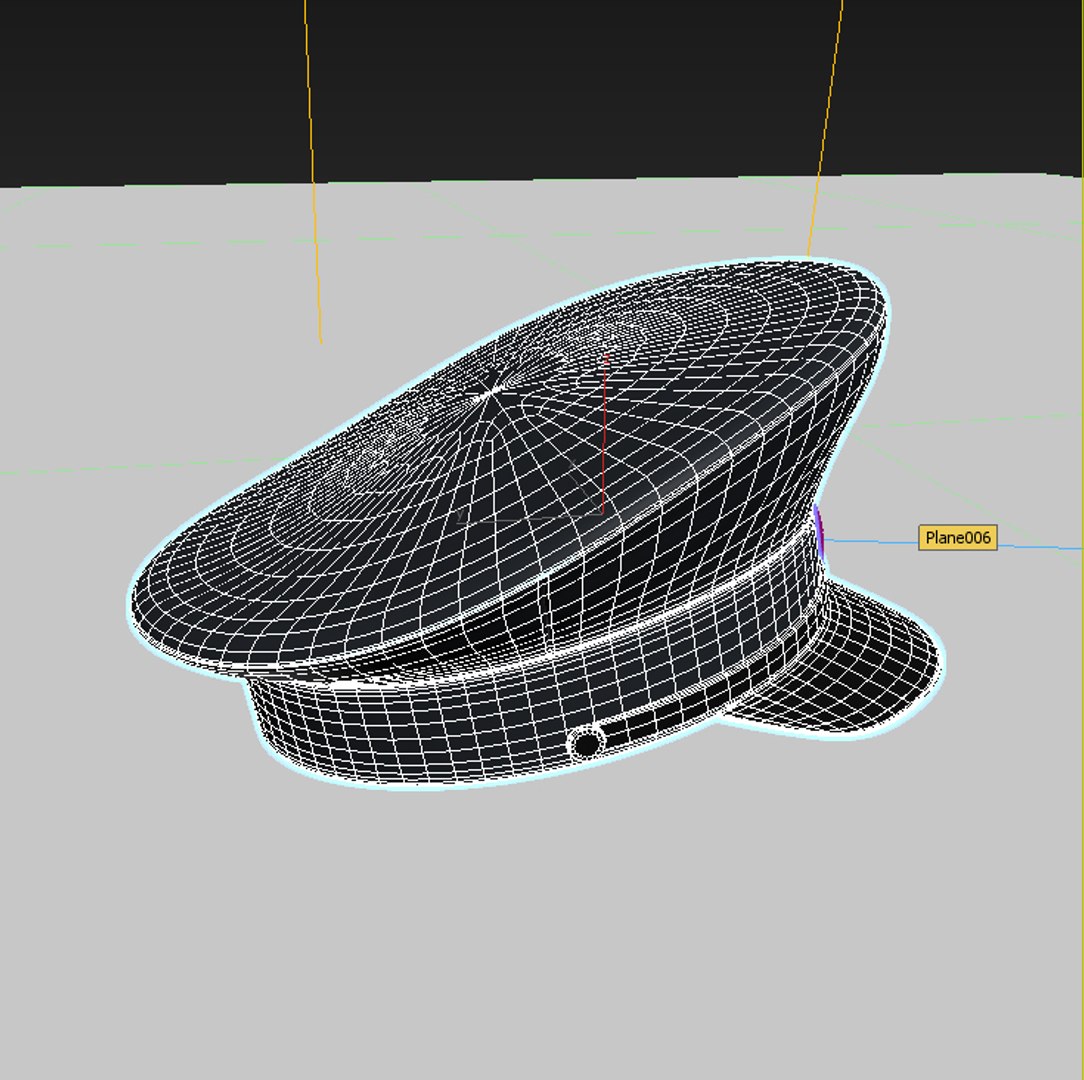 3d Uk Police Hat Model