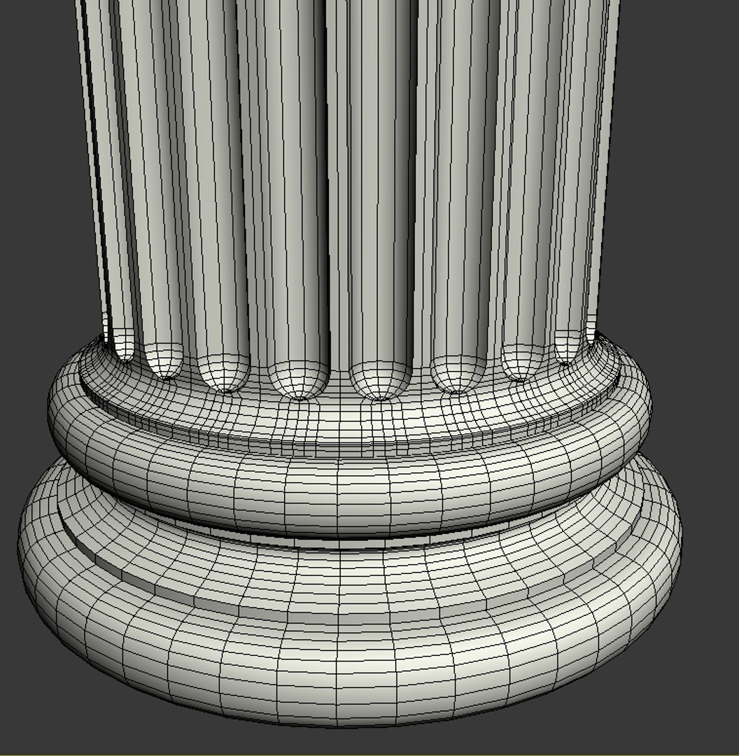 Corinthian Column 3d Model