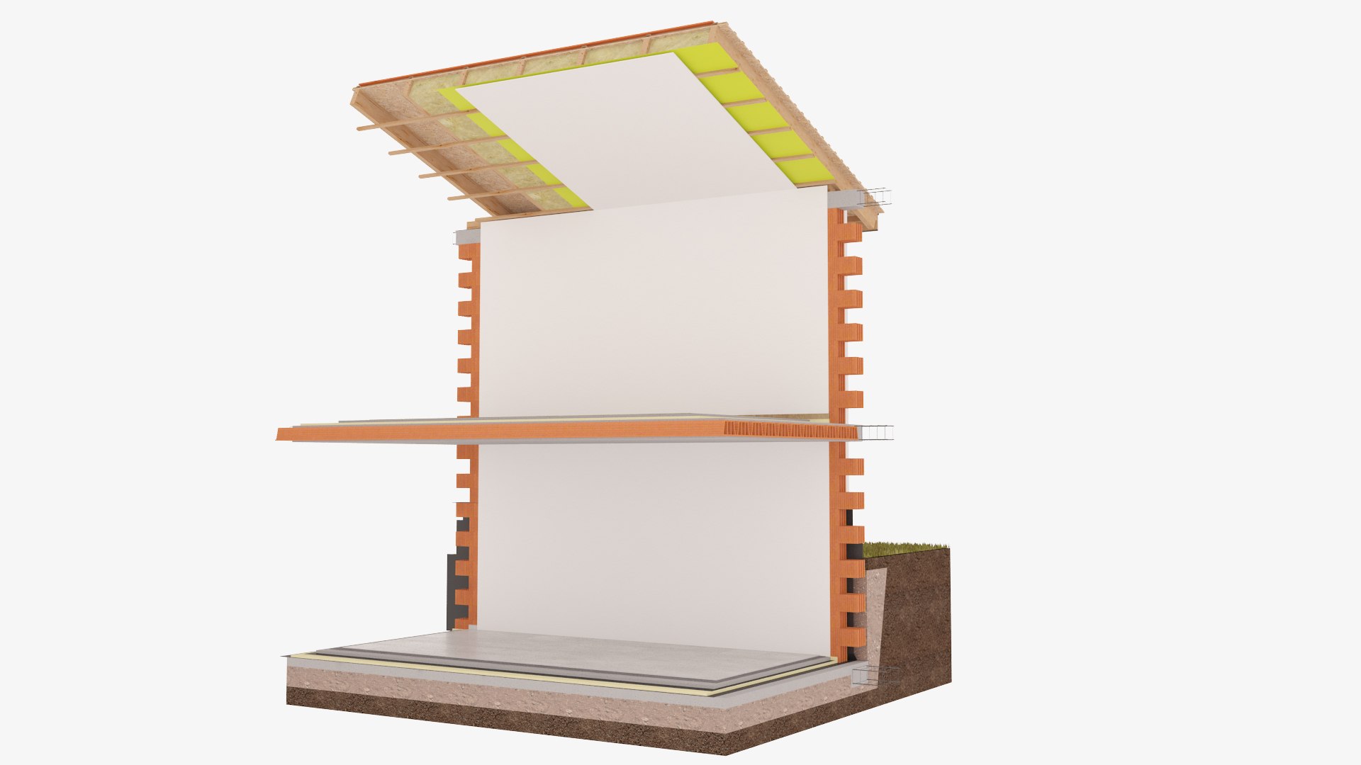 Wall Section With Solar Panels 3D Model - TurboSquid 1836818