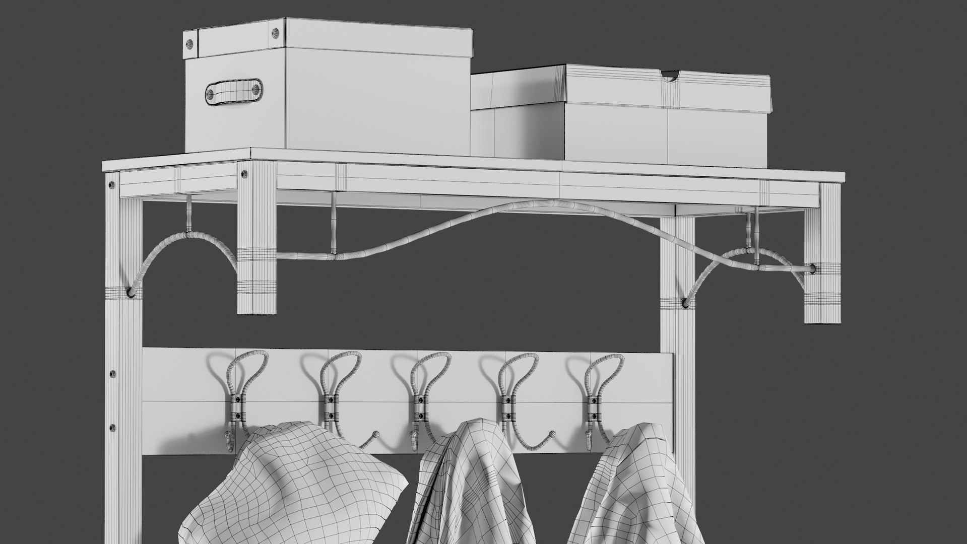 3D Base Mesh Rail Coat Model - TurboSquid 1581911