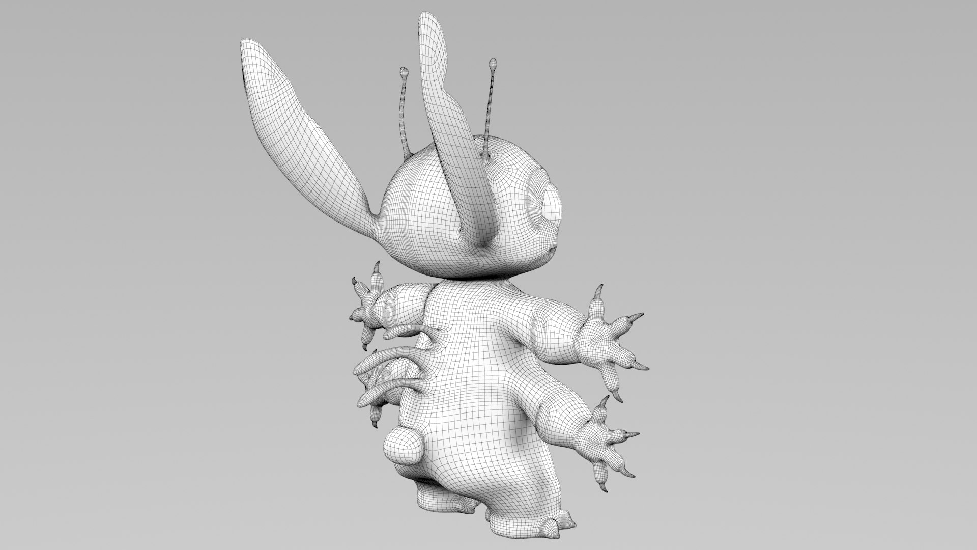 cartoon character stitch 626 3d 3ds