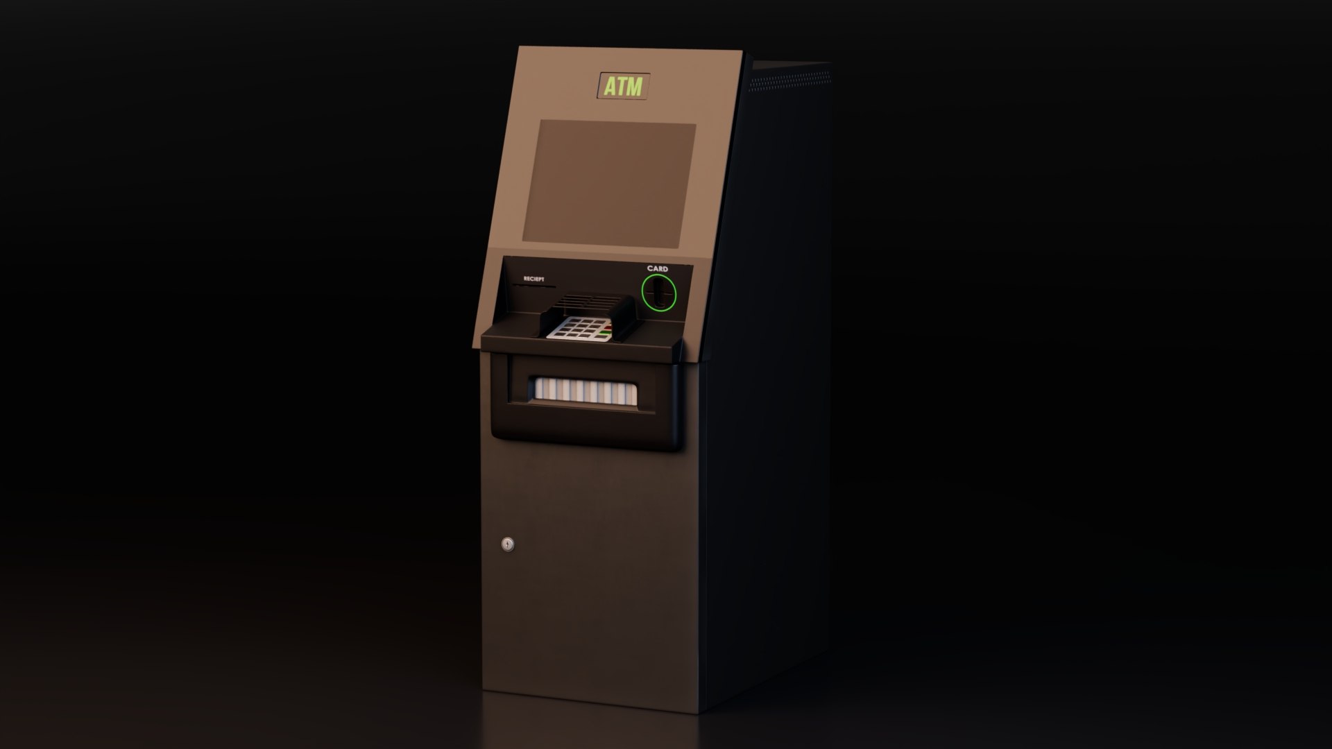 3D Model ATM Machine - TurboSquid 2383274