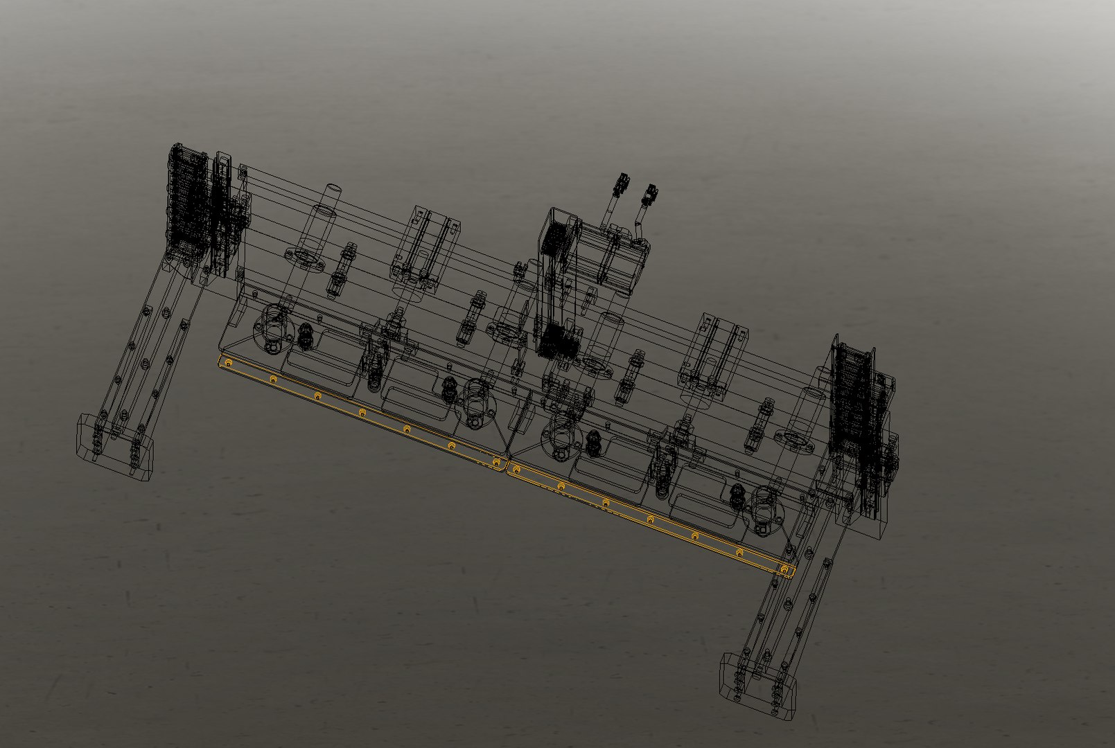 3D Gantry Loading Unloading Mechanism Model - TurboSquid 1320156