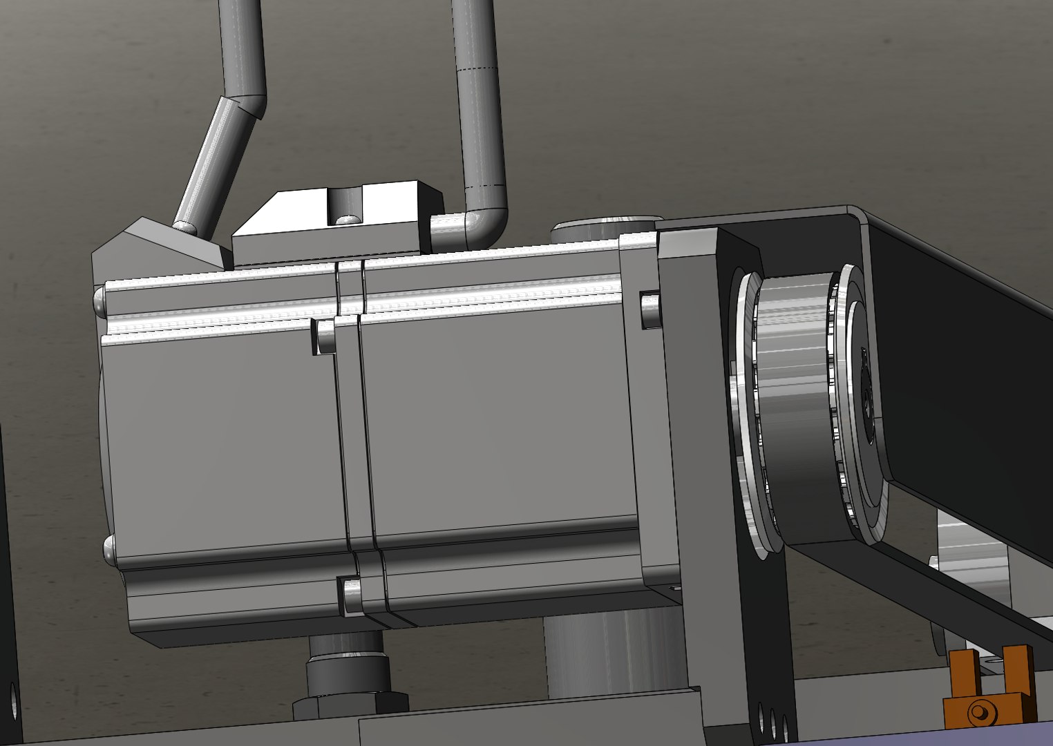3D Gantry Loading Unloading Mechanism Model - TurboSquid 1320156