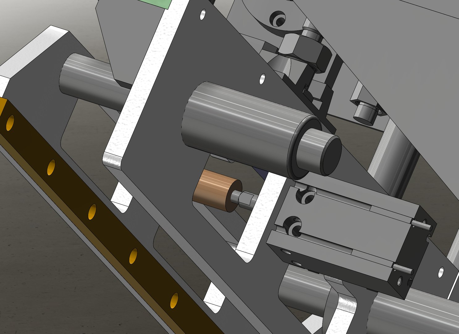 3D Gantry Loading Unloading Mechanism Model - TurboSquid 1320156