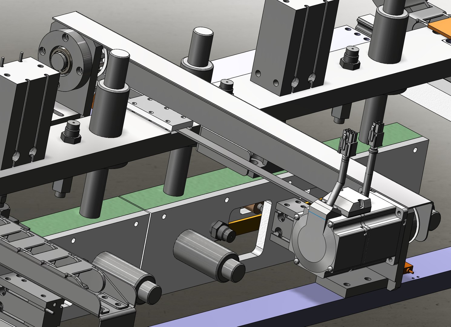3D Gantry Loading Unloading Mechanism Model - TurboSquid 1320156