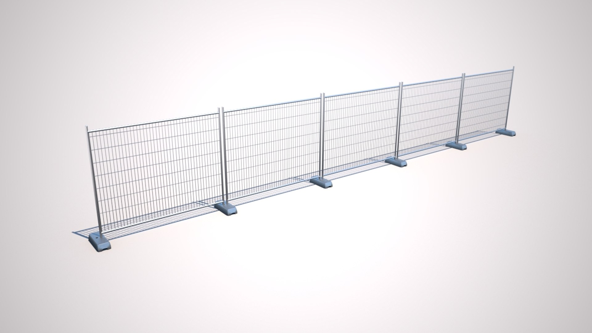 Wire fence 3D model - TurboSquid 1441005