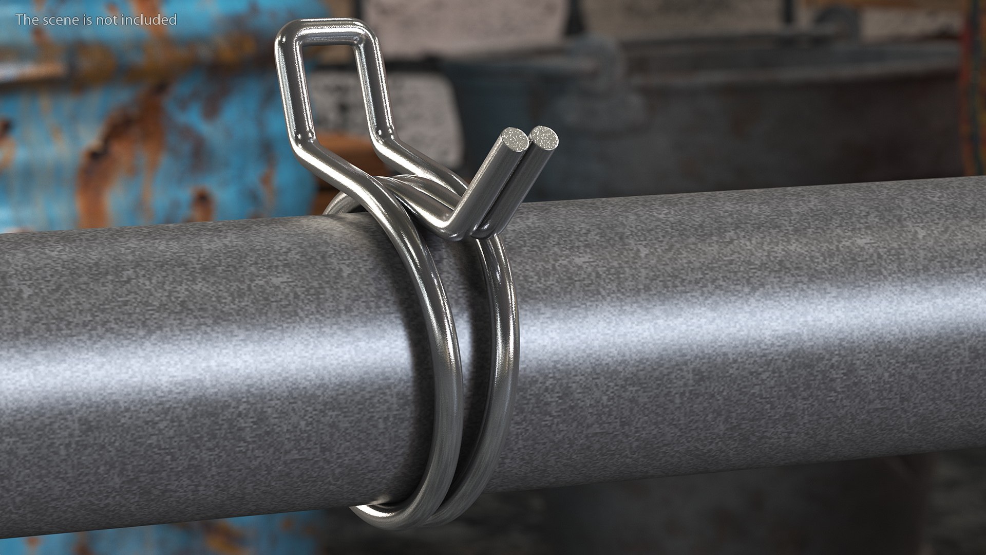 3D Double Wire Spring Hose Clamp Model - TurboSquid 1784767