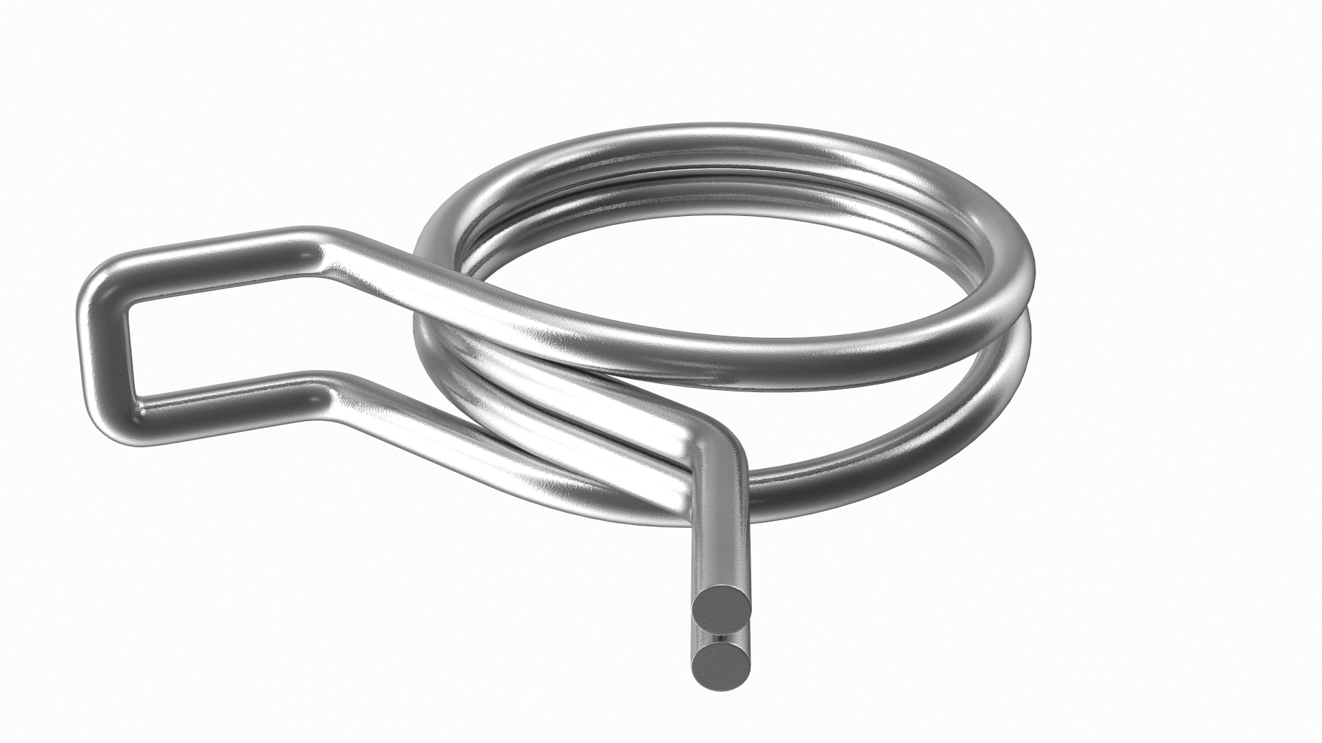 3D Double Wire Spring Hose Clamp Model - TurboSquid 1784767