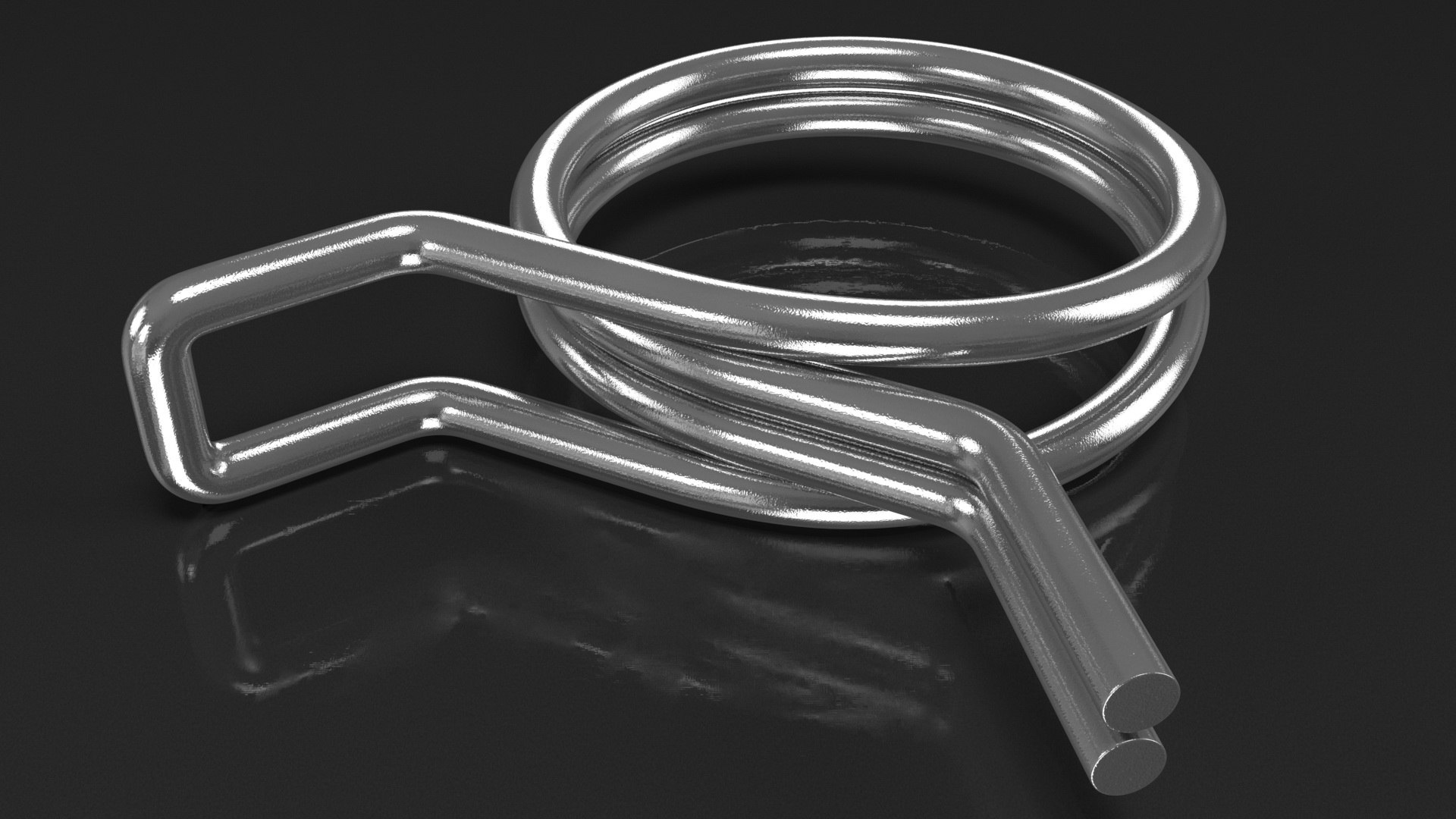 3D Double Wire Spring Hose Clamp Model - TurboSquid 1784767