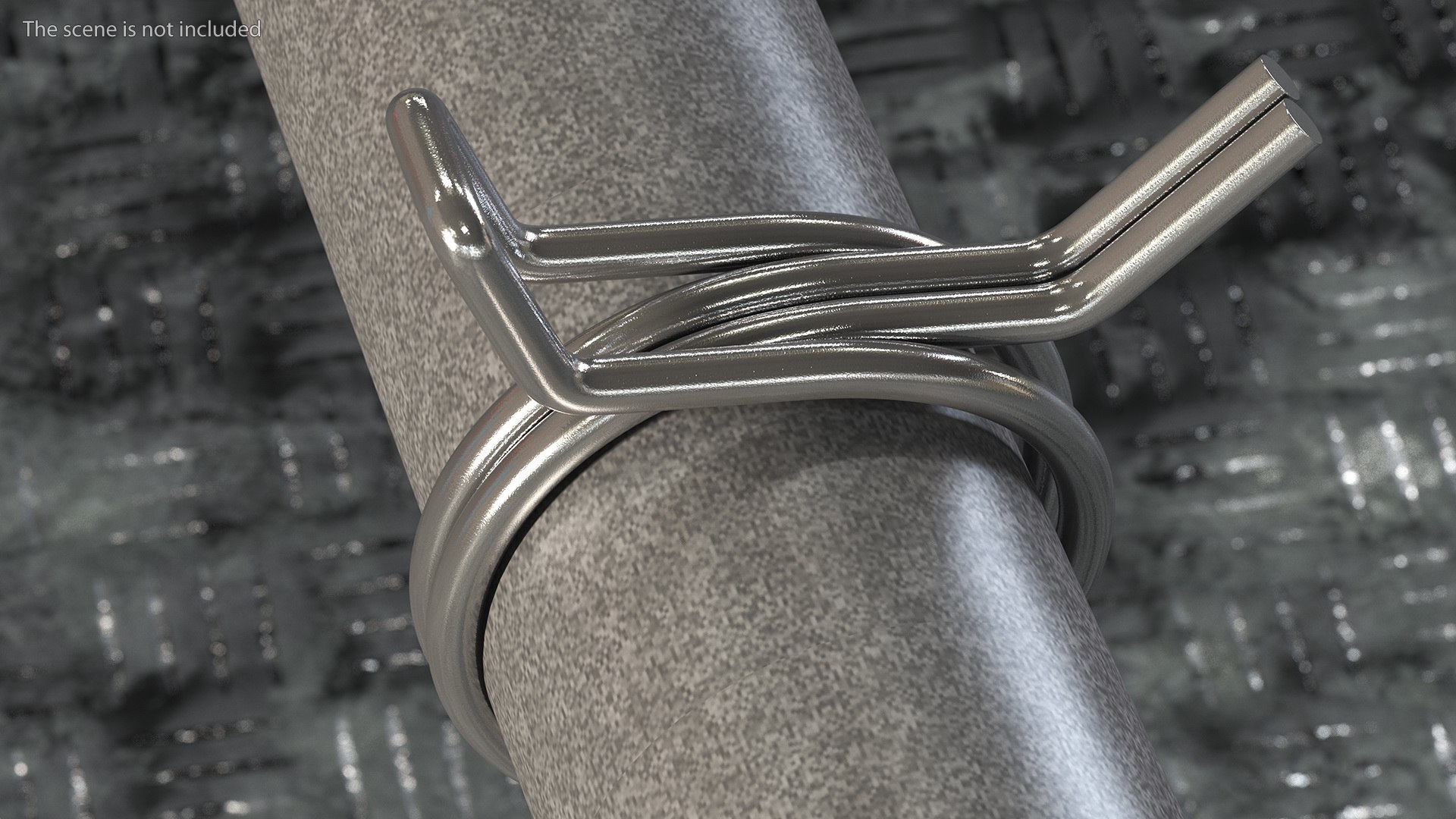 3D Double Wire Spring Hose Clamp Model - TurboSquid 1784767