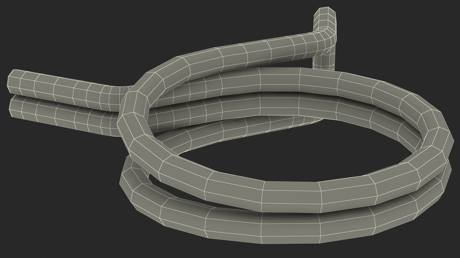 3D Double Wire Spring Hose Clamp Model - TurboSquid 1784767