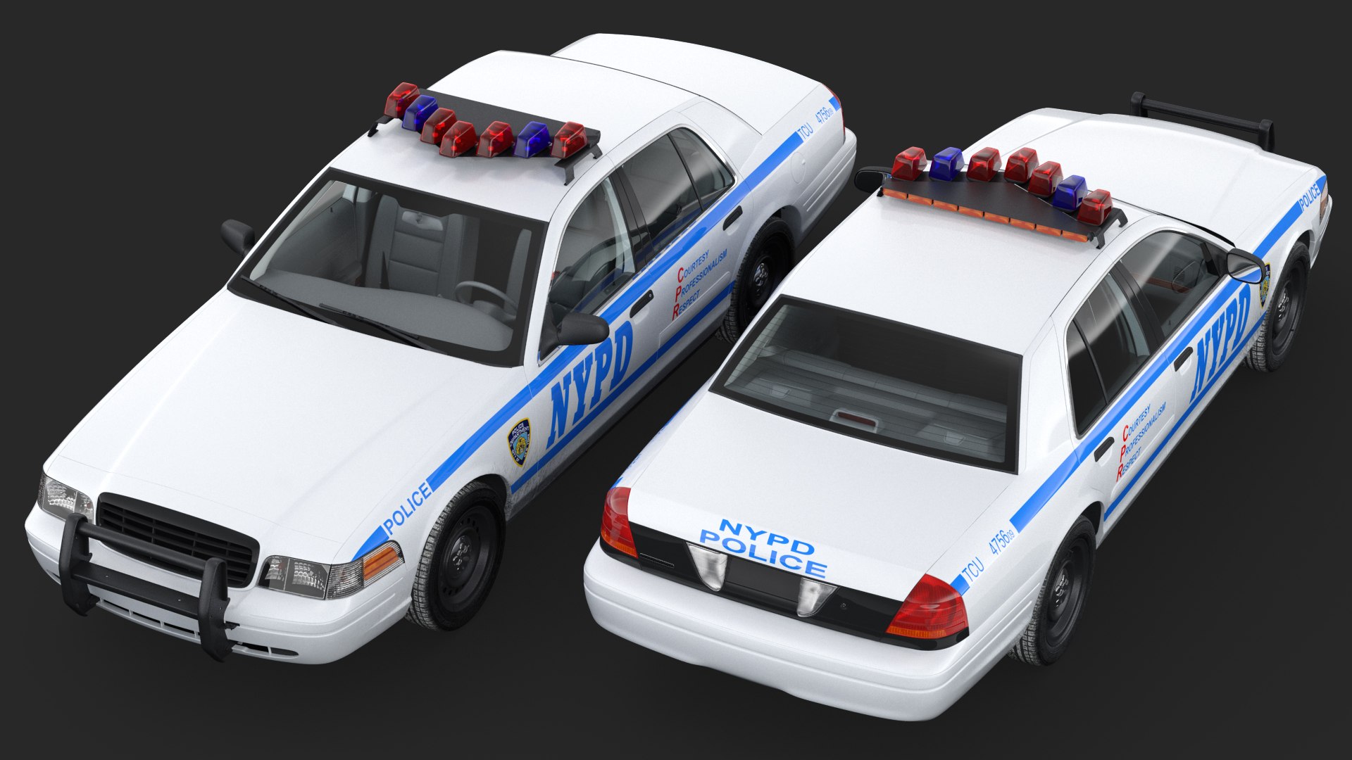 Generic police car nypd 3D model - TurboSquid 1496492