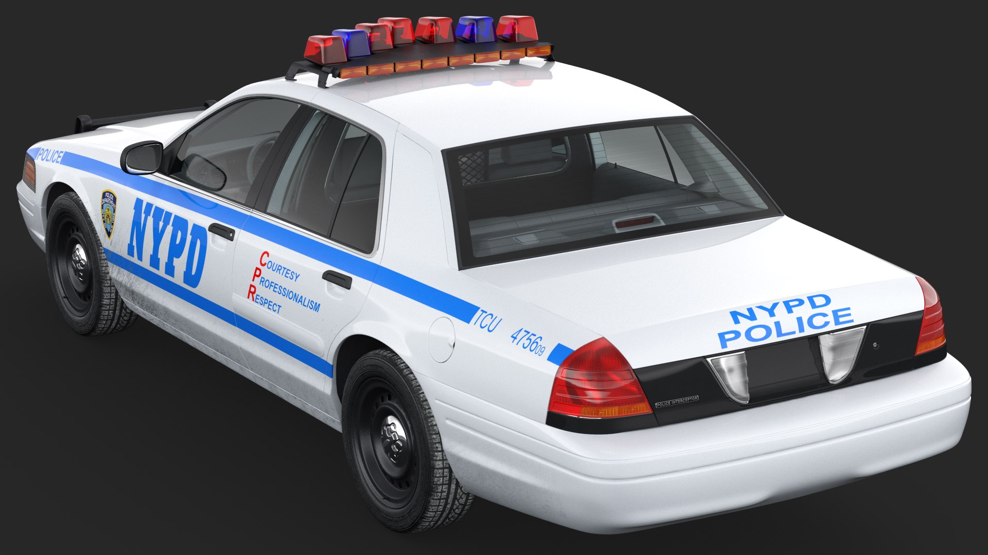 Generic police car nypd 3D model - TurboSquid 1496492