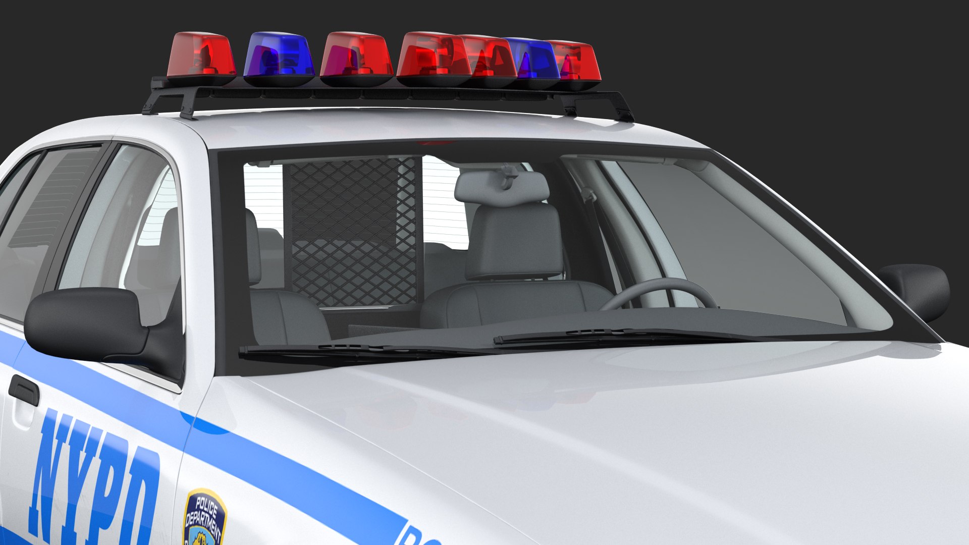 Generic police car nypd 3D model - TurboSquid 1496492