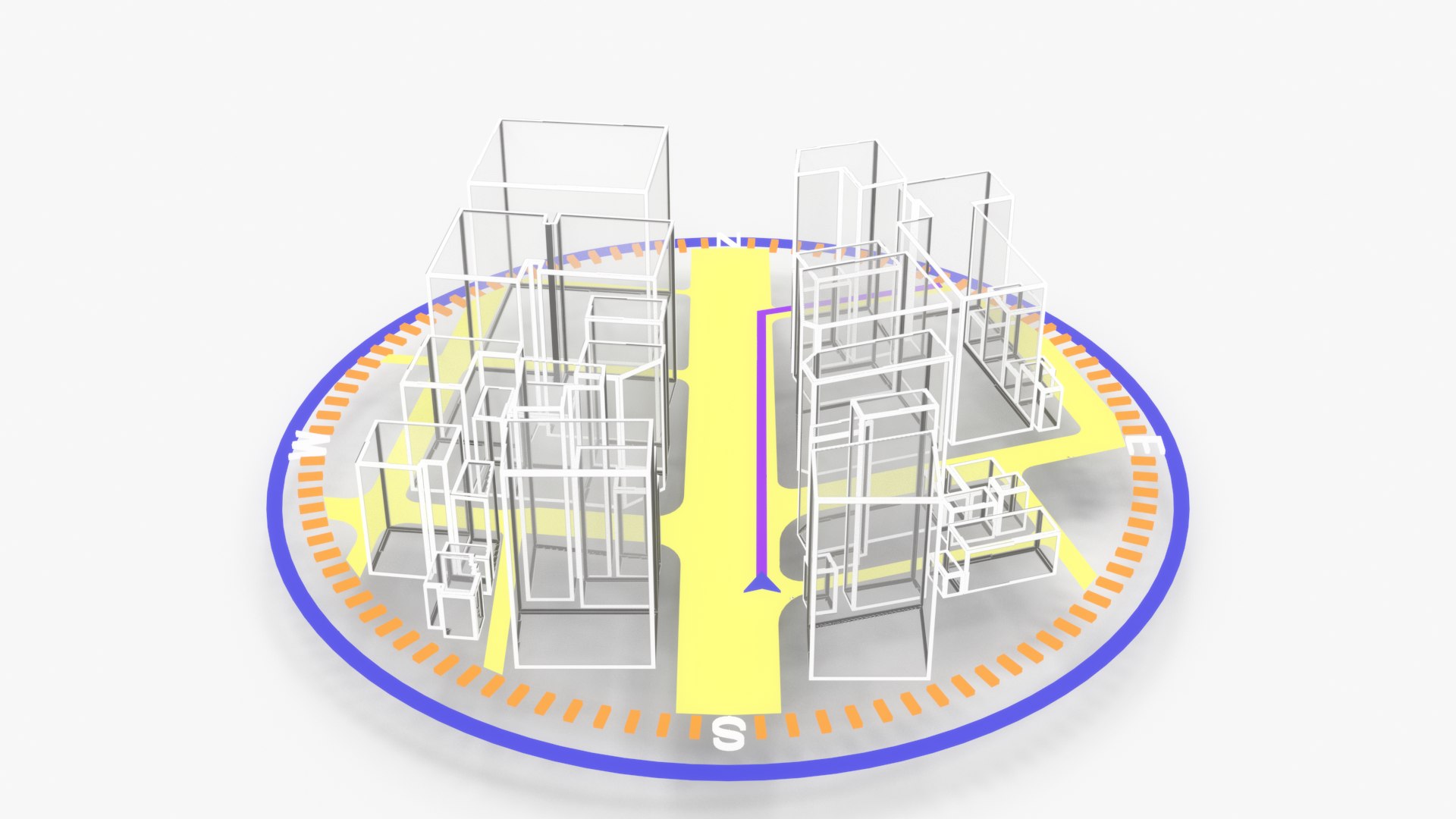 3D Navigation Map model - TurboSquid 1797174