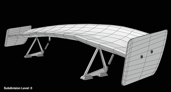 3d model cars gtc wing