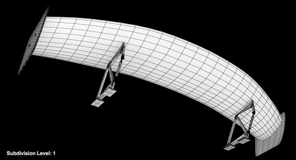 3d model cars gtc wing