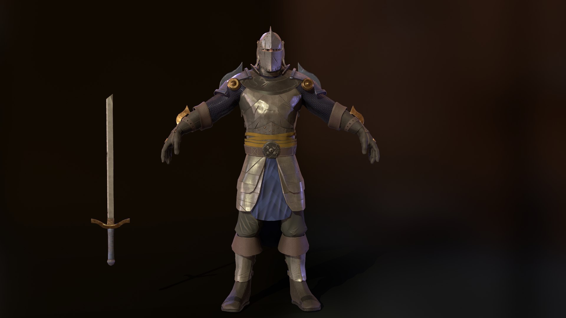 3D Model Knight - TurboSquid 1786163