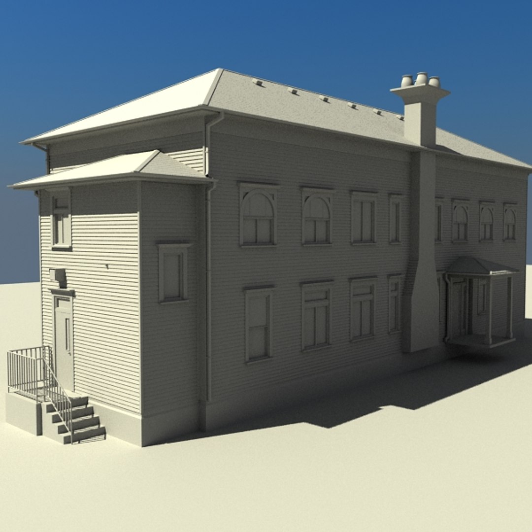 3d Model Historic Building University Campus