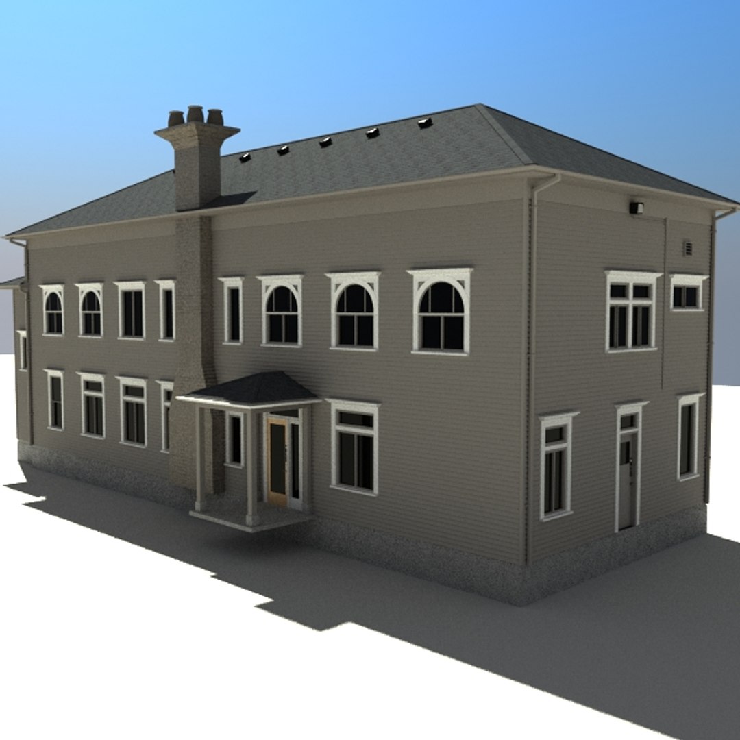 3d Model Historic Building University Campus